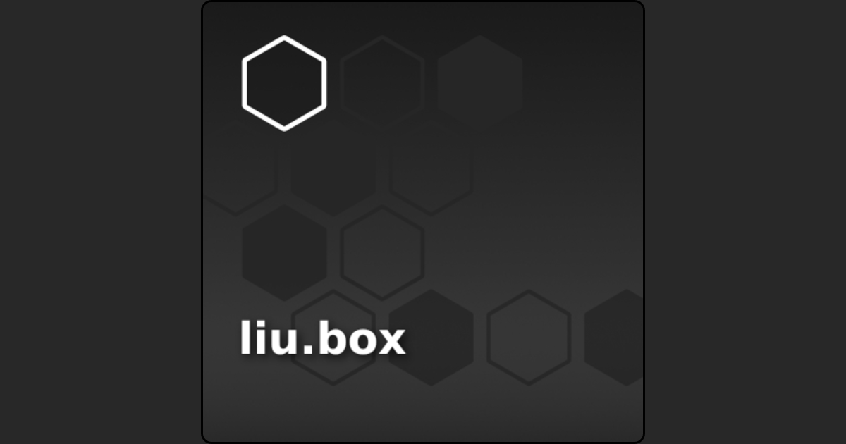 liu.box - Profile | .box